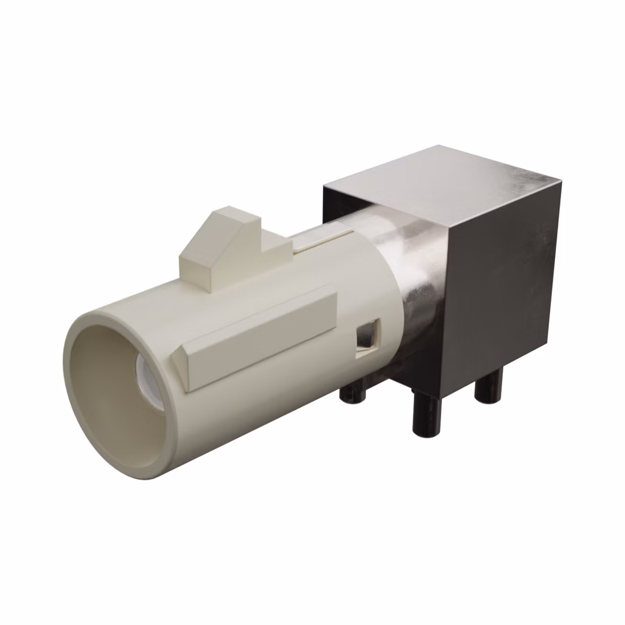 FAKRA Jack, Right-Angle, PCB Receptacle, Through Hole, Die Cast and Brass Body, Tin (Sn) Plated, Anti-tip Feature, Keying Code I/Beige, 50 Ohms for sale