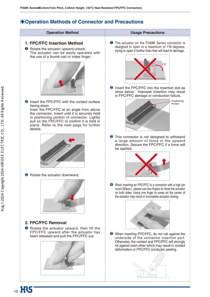 FH28K Series technical document page 10