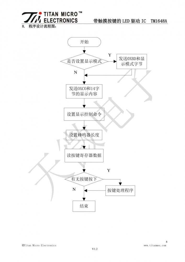 TM1648A datasheet page 8