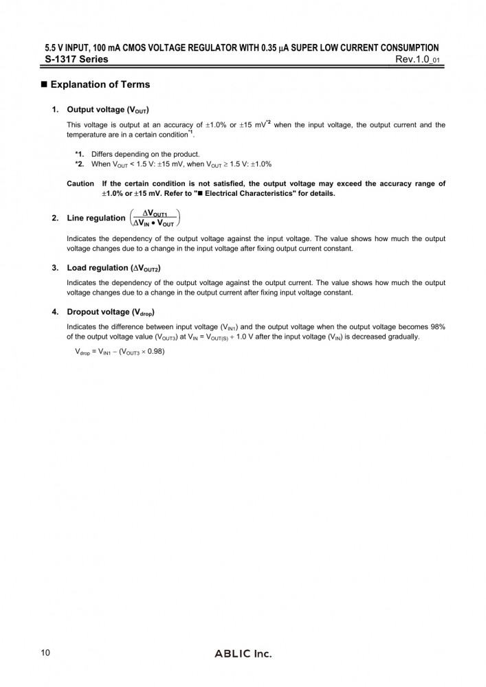 S-1317 datasheet page 10