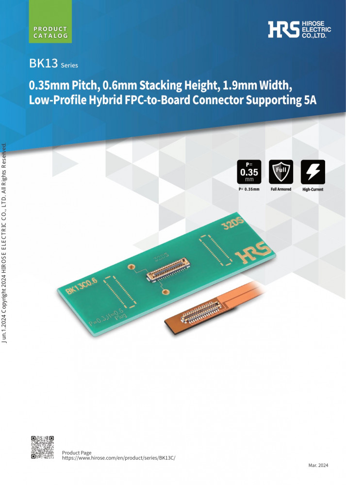 BK13 Series datasheet page 1