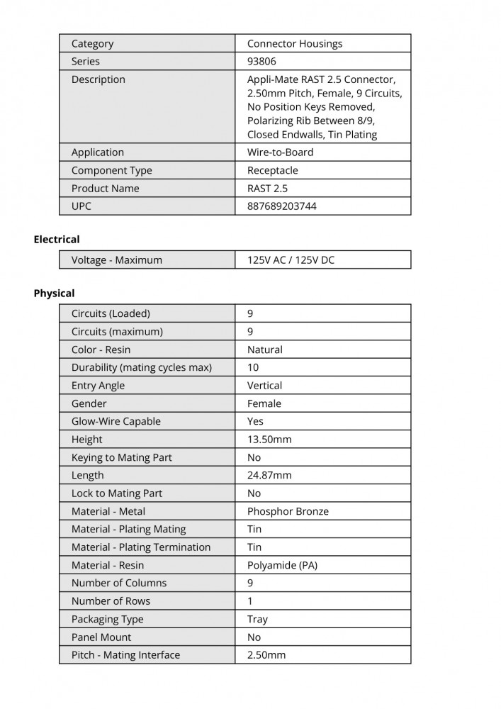 938063032 product document image, page 2