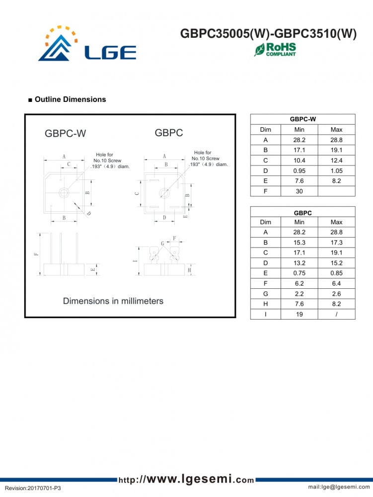 GBPC3506W datasheet page 3