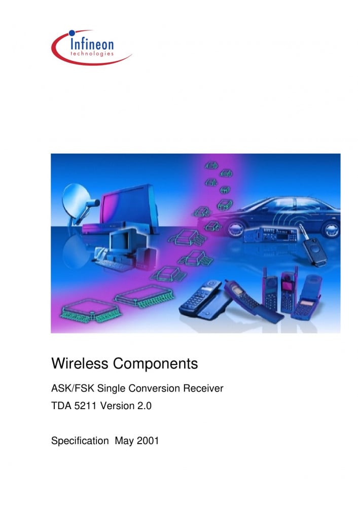 TDA5211 datasheet page 1