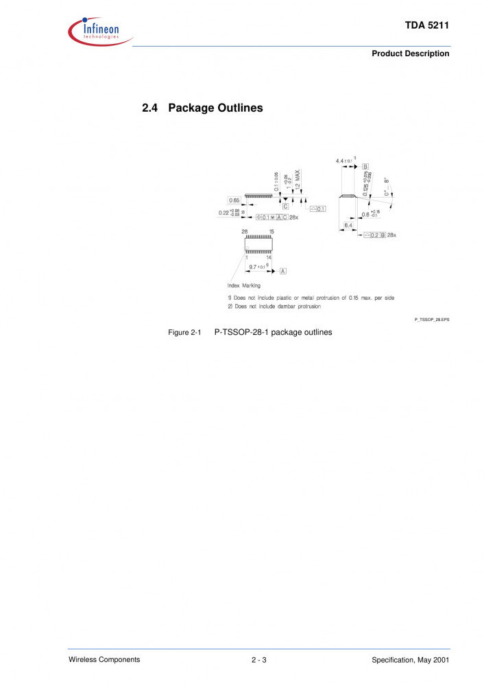 TDA5211 datasheet page 8