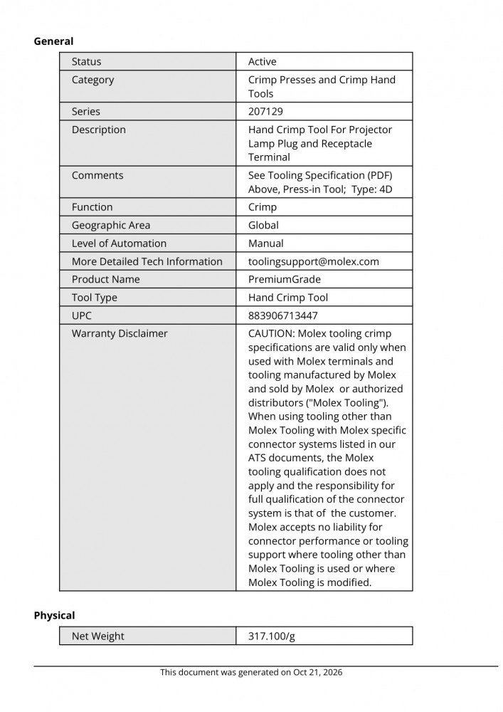 Tooling document preview, page 2