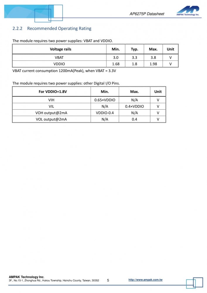 AP6275P datasheet page 8
