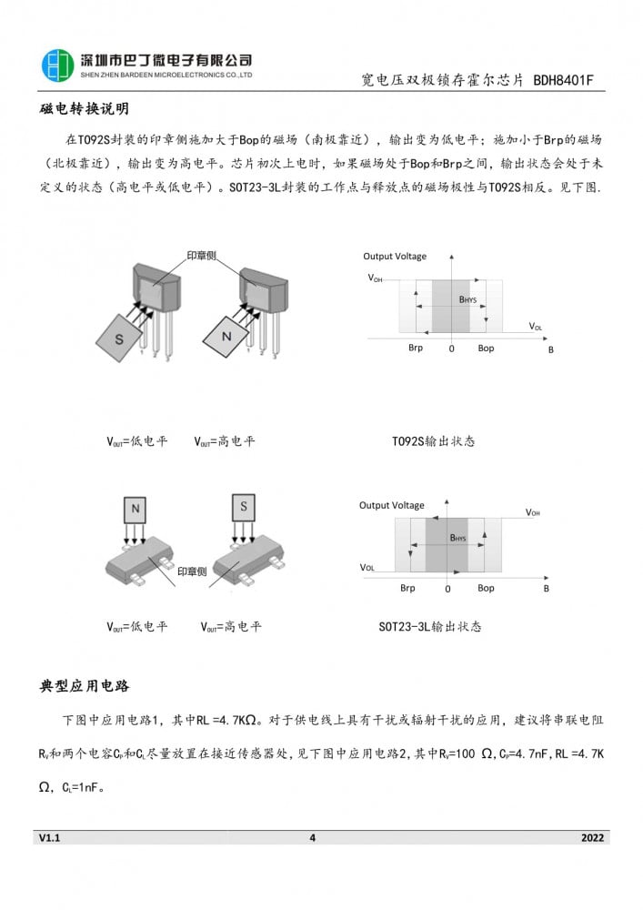 BDH8401F datasheet page 4