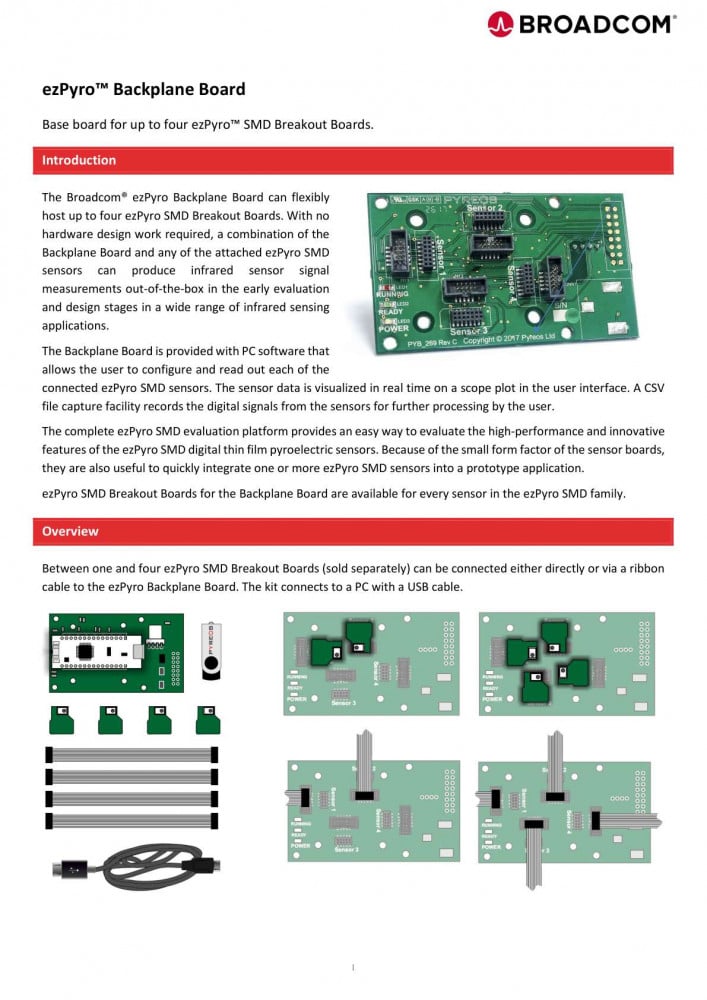 AFBR-S6DPYEBB01 documentation page 1