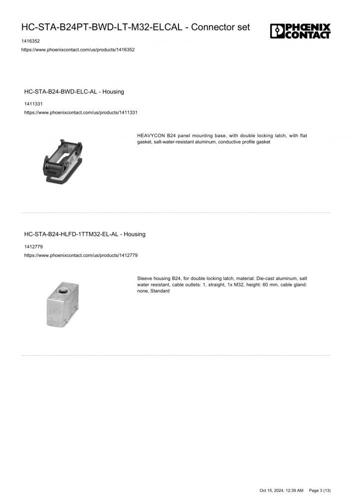 Phoenix Contact 1416352 technical document page 3