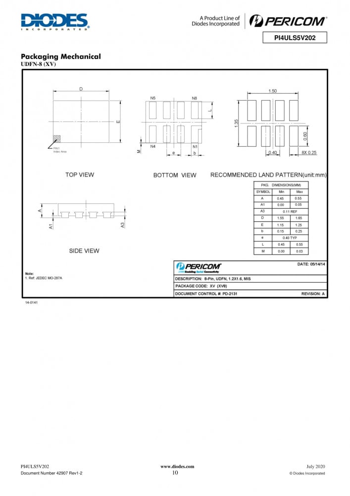 PI4ULS5V202UEX datasheet page 10
