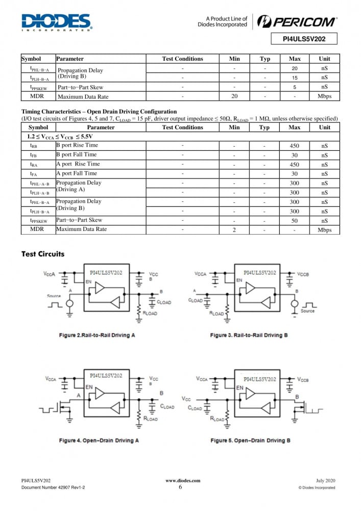 PI4ULS5V202UEX datasheet page 6