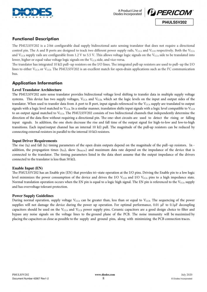 PI4ULS5V202UEX datasheet page 8