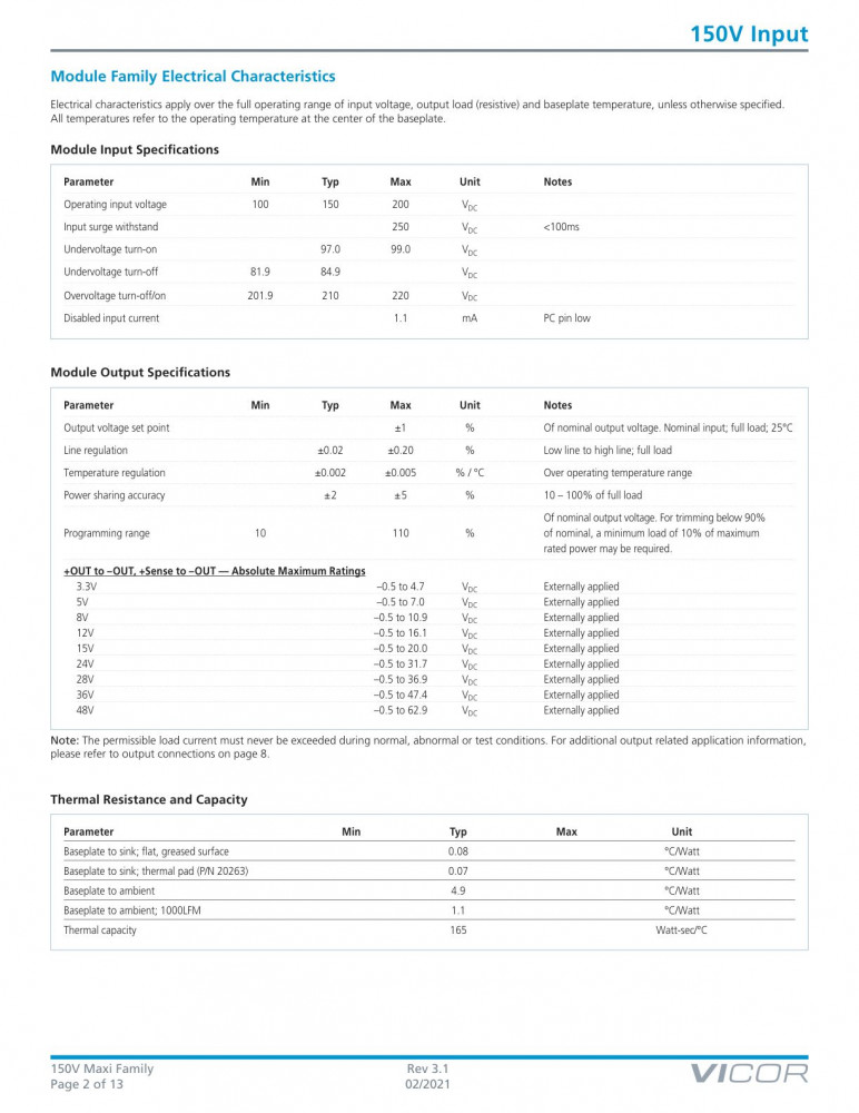 VICOR document preview, page 2
