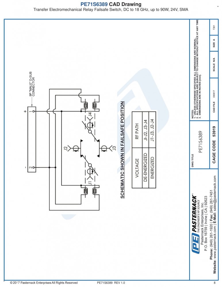 PE71S6389 technical document page 8