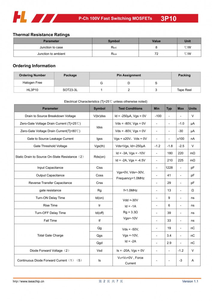 HL 3P10 datasheet page 2