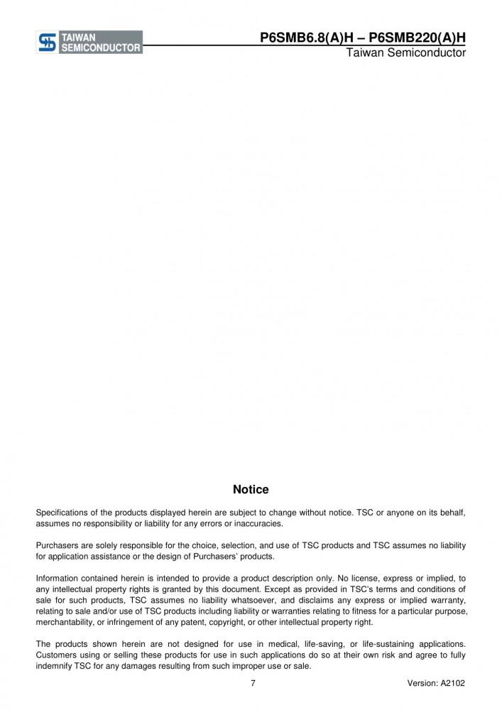 P6SMB series datasheet page 7