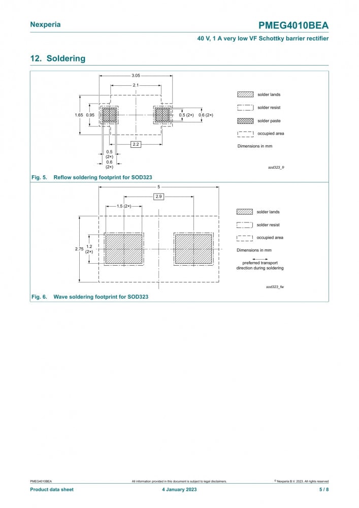 PMEG4010BEA datasheet page 5