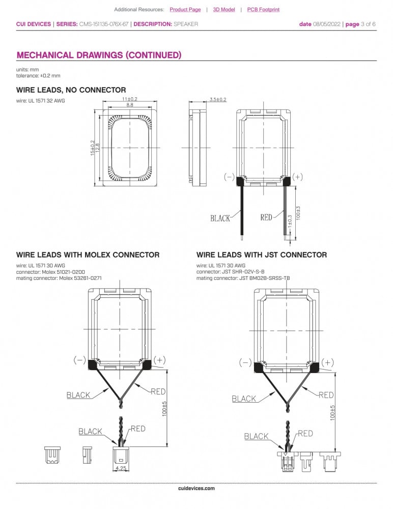 CMS-151135-076L100A-67 datasheet page 3