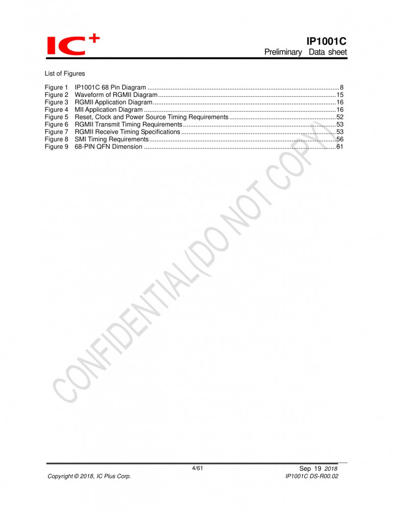 IP1001C datasheet page 4