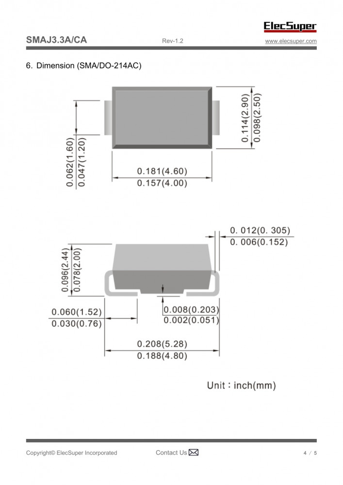 SMAJ3.3A datasheet page 4