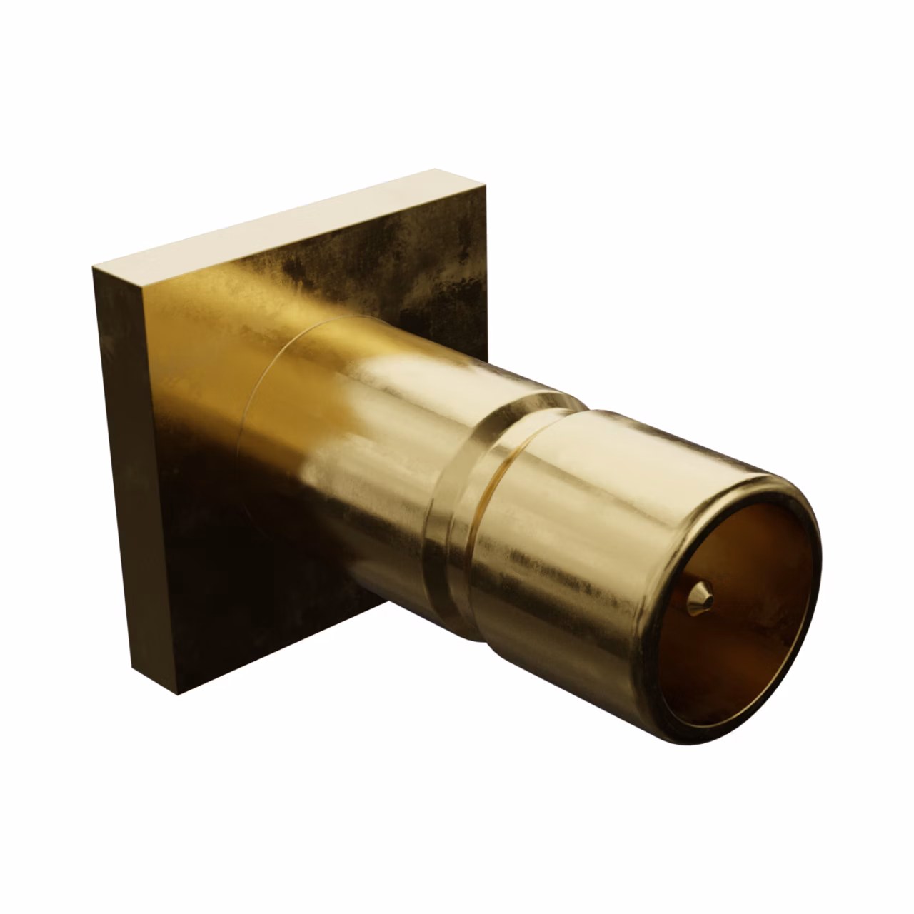 SMB Jack, Straight, PCB Receptacle, Surface Mount, Through Hole Signal, Brass Body, Gold (Au) Plated, Bag, 75 Ohms for sale