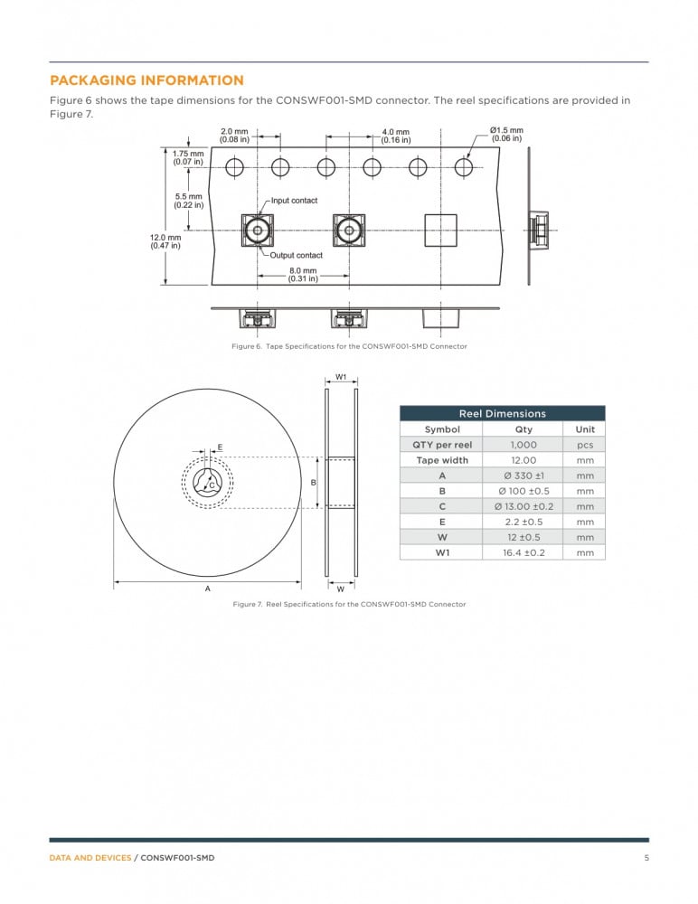 CONSWF001-SMD technical document page 5