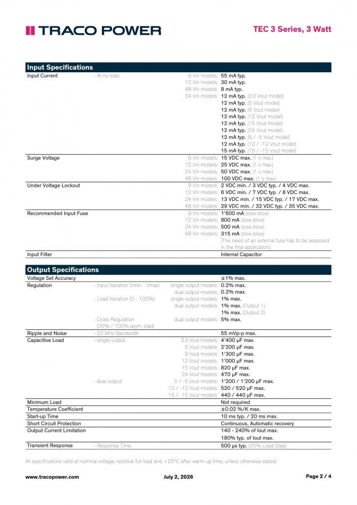 TEC 3-0911 technical document page 2
