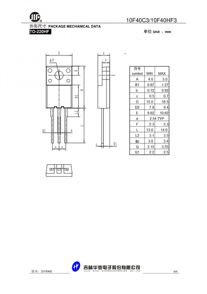 10F40HF3-220HF datasheet page 4
