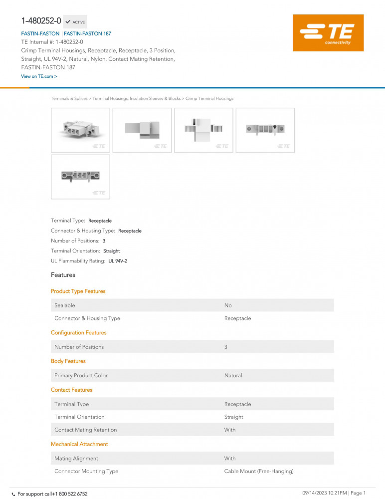 TE Connectivity 1-480252-0 document page 1