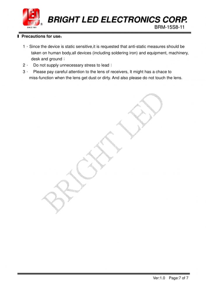 BRM-15S8-11 datasheet page 8