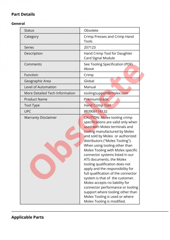 Document image 2 for MOLEX 622023100