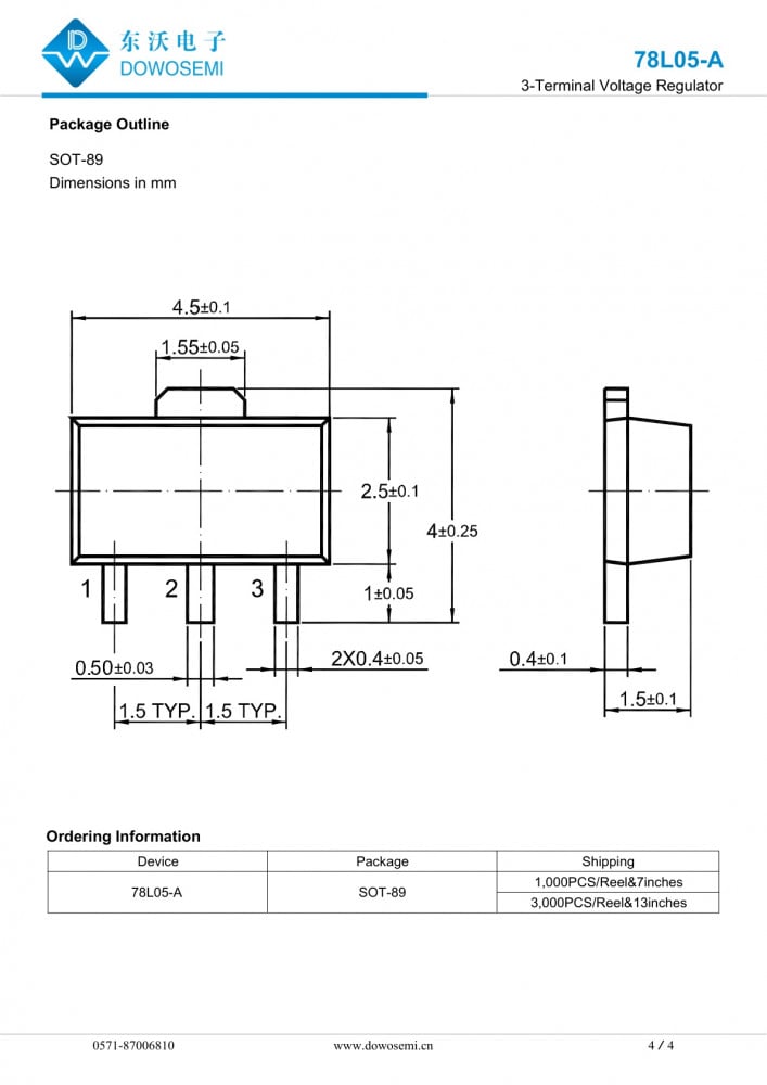 78L05-A datasheet page 4