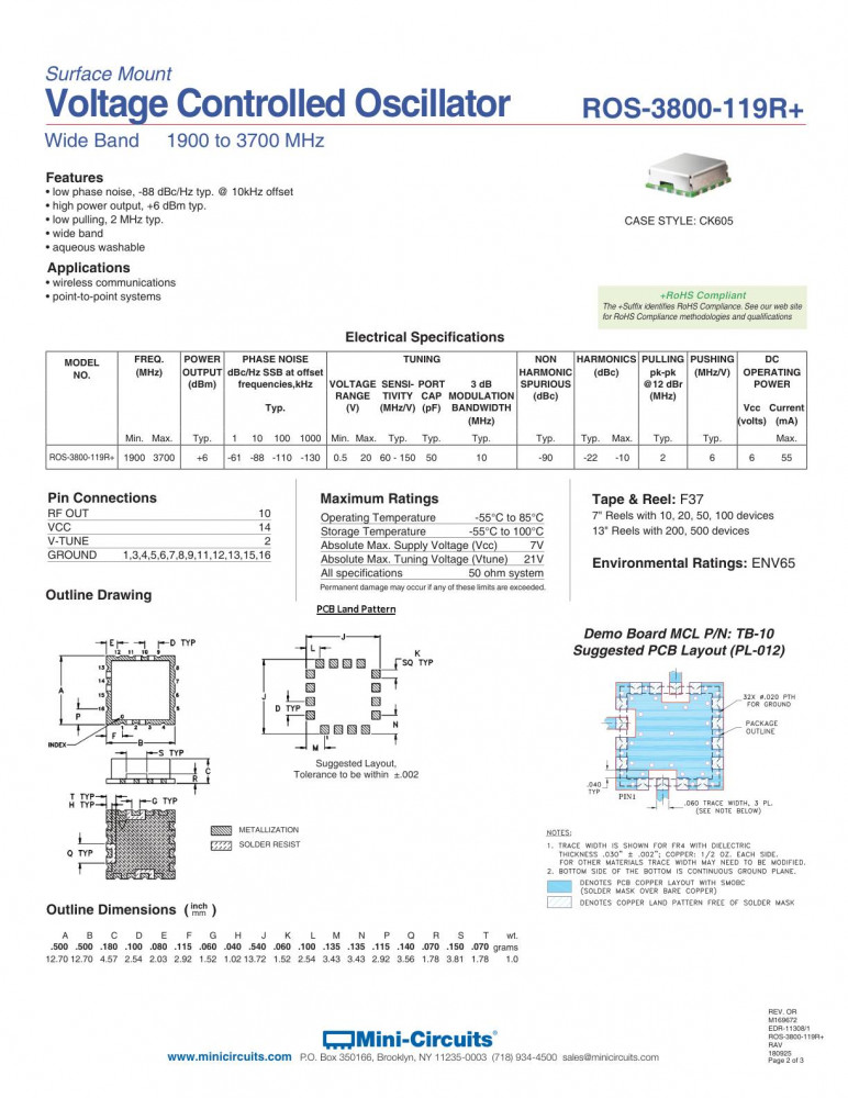 ROS-3800-119R+ technical document page 2