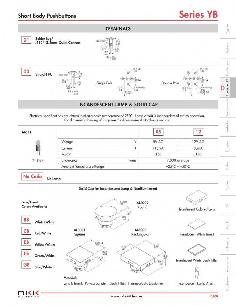 YB16WCKG01-5D-JB technical document, page 6