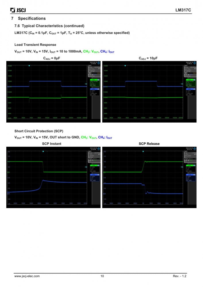 LM317C datasheet page 10