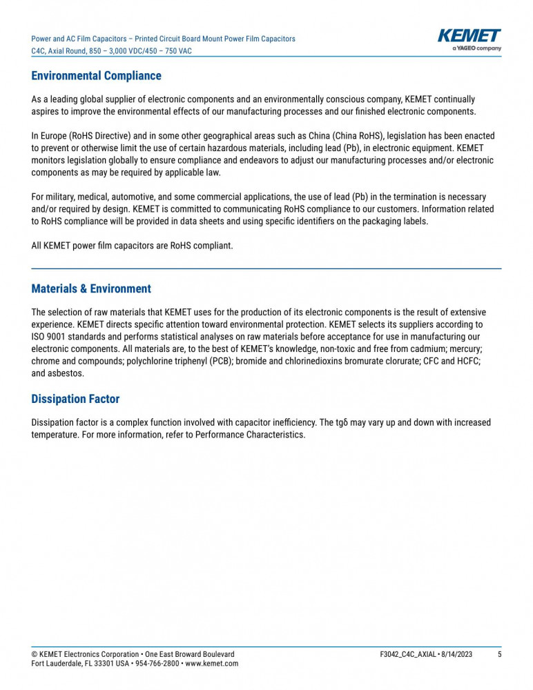 C4C datasheet page 5