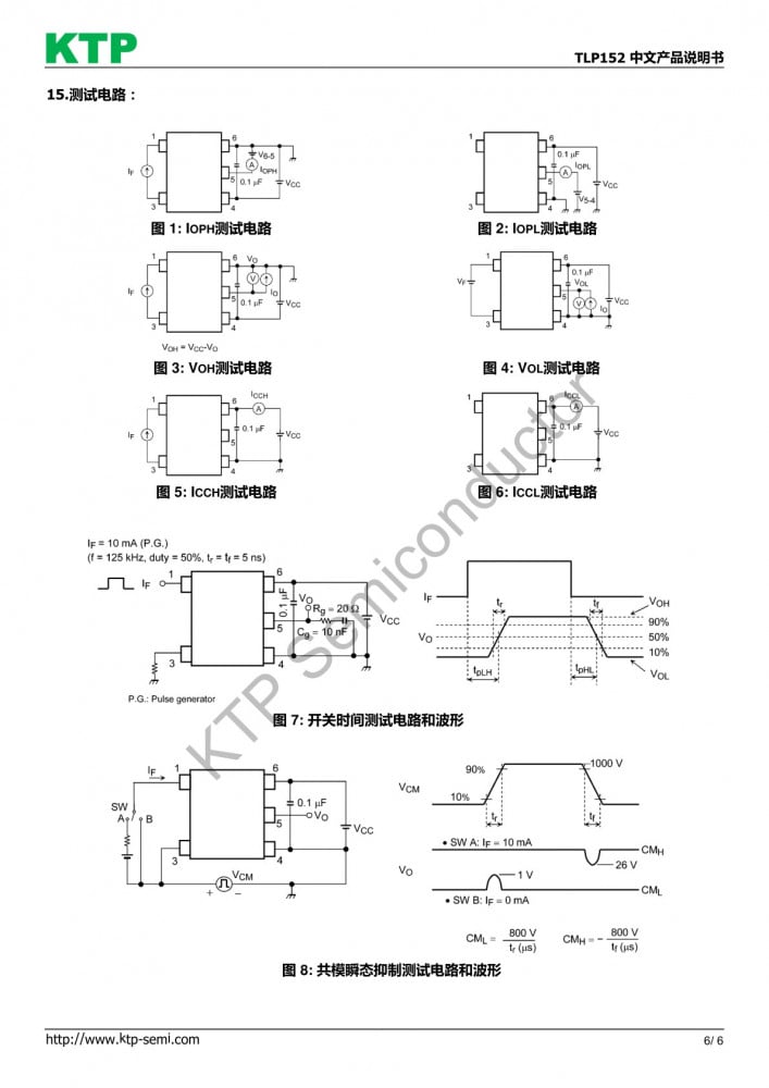 TLP152 datasheet page 6