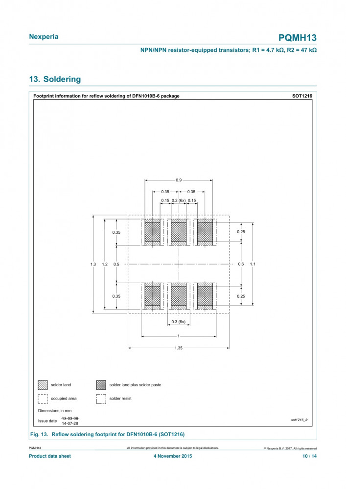 PQMH13Z datasheet page 10