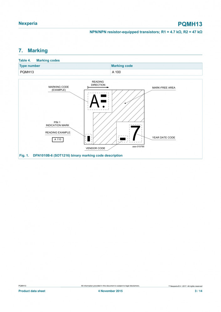 PQMH13Z datasheet page 3