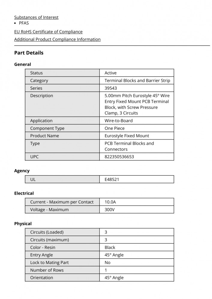MOLEX 395430203 technical drawing image 2