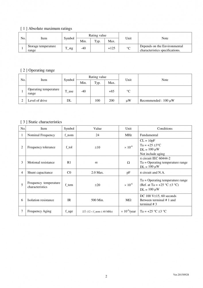 EPSON FA-20H datasheet page 3