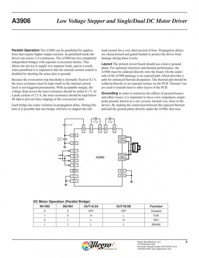 A3906 datasheet page 8