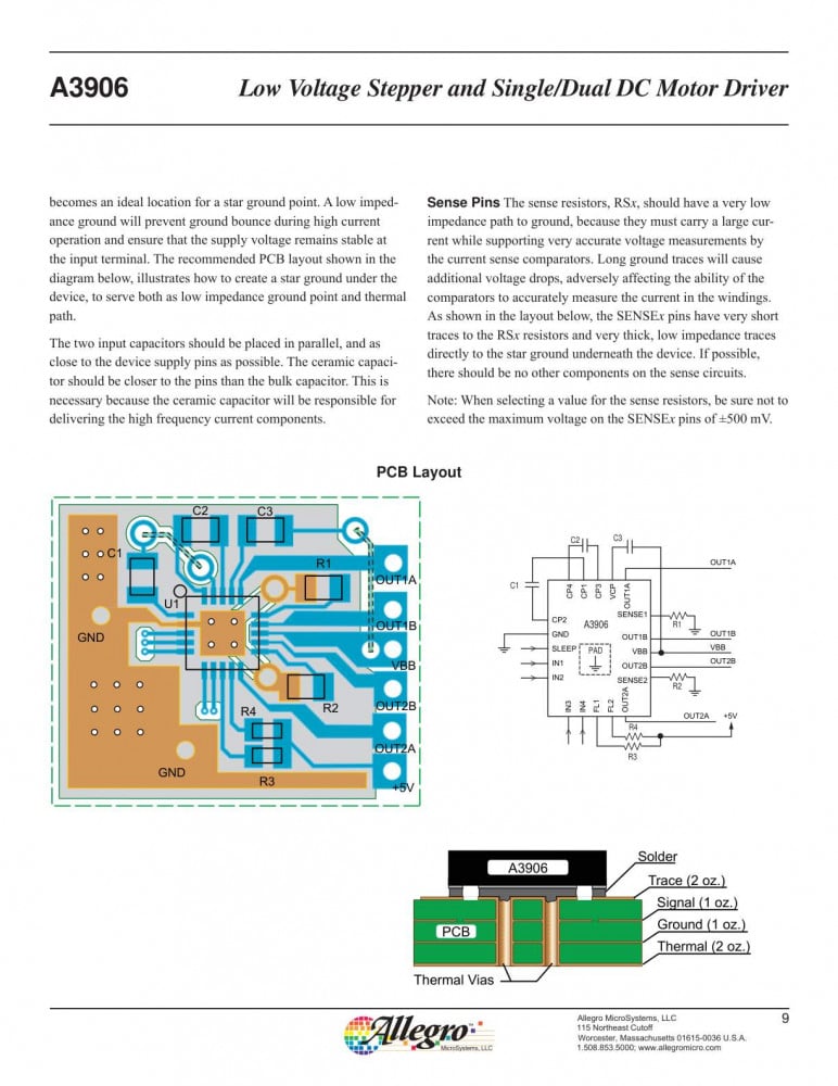 A3906 datasheet page 9
