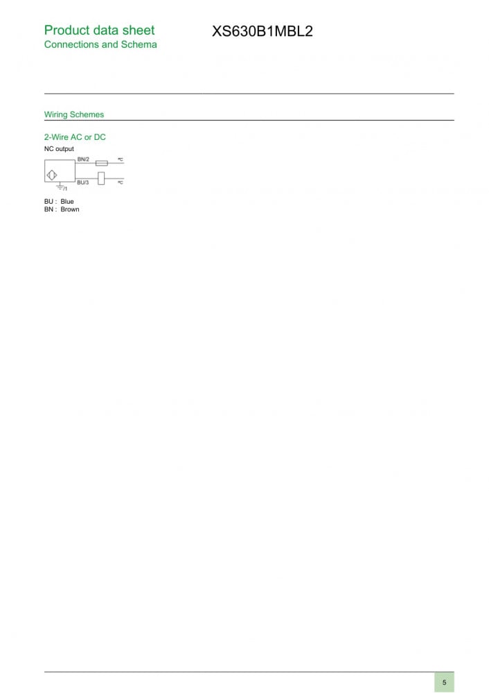 XS630B1MBL2 technical document page 5