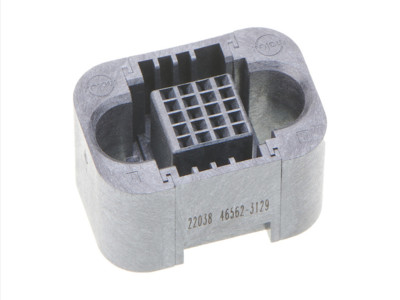 2.54mm, 5.50mm Pitch EXTreme Ten60Power Vertical Receptacle with Top Guide Receivers, 24 Signal Circuits, 4 Power Circuits