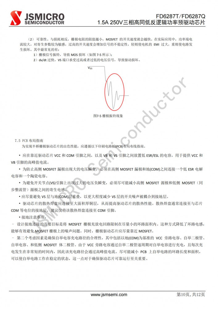 FD6287T datasheet page 10