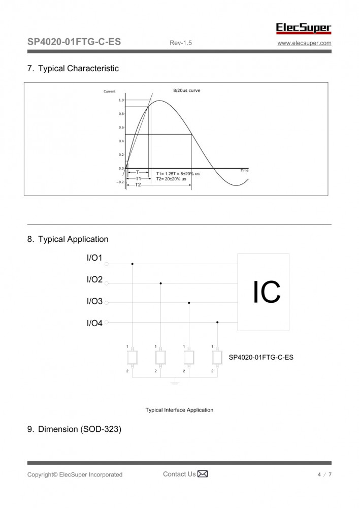SP4020-01FTG-C-ES datasheet page 4