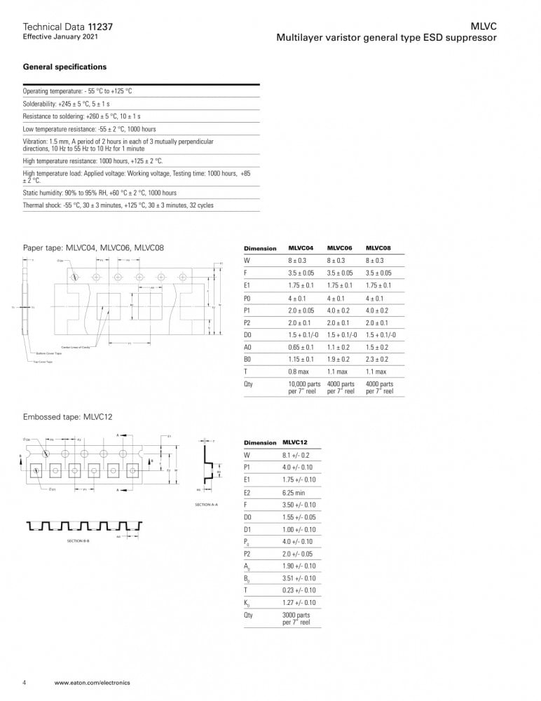 EATON MLVC datasheet page 4