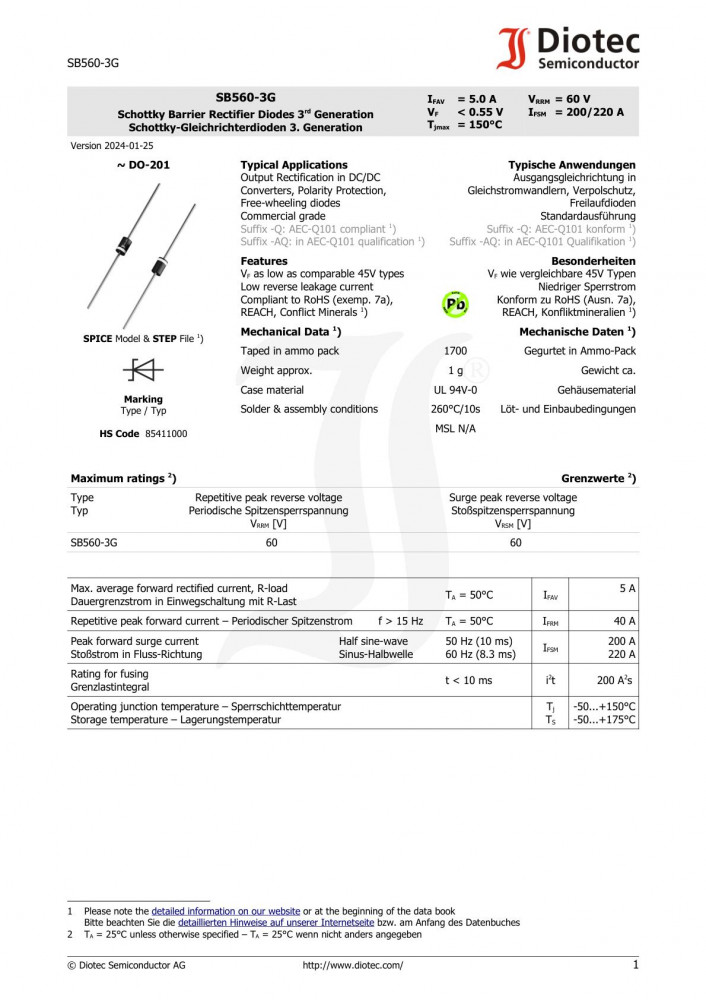 SB560-3G technical document page 1